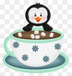 Hot Chocolate Clipart Cute - Snowman With Hot Chocolate - Free ...