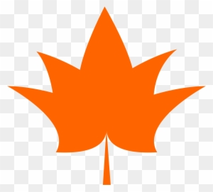 Maple Leaf Clipart November - Clip Art One Color - Free Transparent PNG ...