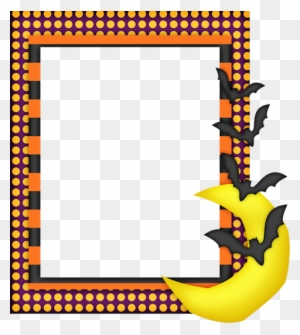 Halloween Page Border - Orange Frame Clip Art -友软网络