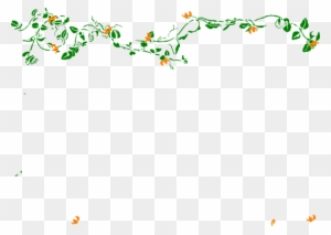 Purple Flower Vine Clip Art Borders - Floral Border Clip Art - Free ...