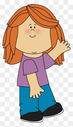Little Girl Waving Clip Art - Girl Waving Clipart - Free Transparent ...