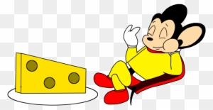 Mighty Mouse Eating Cheese By Marcospower1996 - Super Mouse With Cheese ...