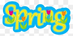 Spring Word Cliparts - Spring Word Art - Free Transparent PNG Clipart ...