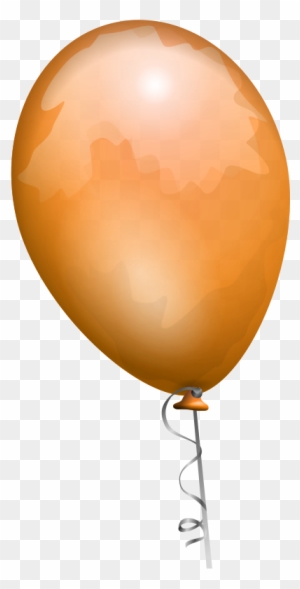 Orange Balloons Clip Art