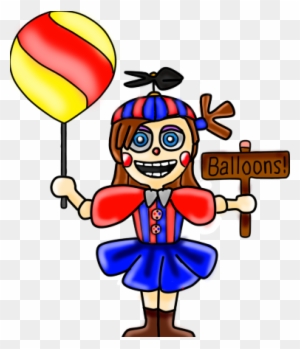 Balloon Girl Fnaf - Fnaf Balloon Girl Under Desk - Free Transparent PNG ...