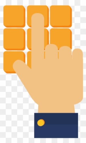 Hand Entering Password On Key Pad - Password - Free Transparent PNG ...