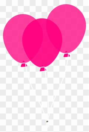 3 Pink Balloons - Free Transparent PNG Clipart Images Download