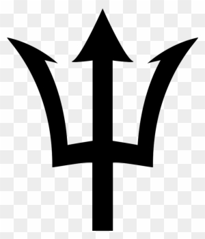 Percy Jackson Trident Clipart - Barbados Flag - Free Transparent PNG ...
