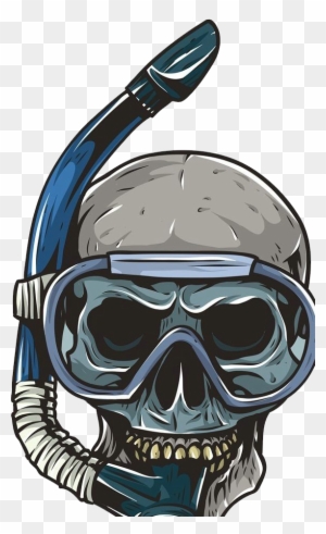 Underwater Diving Scuba Diving Skull Snorkeling Diving - Diving Skull ...