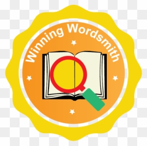 Winning Wordsmith Badge - Book Review - Free Transparent PNG Clipart ...