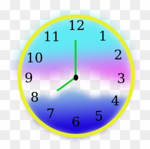 Colorful Clock Clipart - Free Transparent PNG Clipart Images Download
