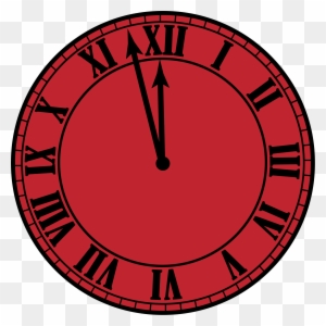 Roman Numerals Clock Clip Art
