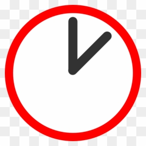 Clock Clip Art Red - Full Size PNG Clipart Images Download