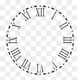 Clock Face Roman Numerals Numeral System - Roman Numeral Clock Face ...