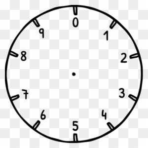 A Clock Face With The Numbers 0 To 9 Around Inside - Graphic Organizer ...