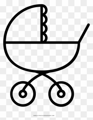 Pram Coloring Page - Dibujos De Cochesito De Bebe Para Colorear - Free ...