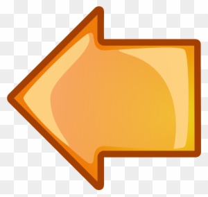 Left Arrow Orange Png - Free Transparent PNG Clipart Images Download