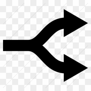 Graphics For Split Arrow Clip Art Graphics - Limited Liability Company ...