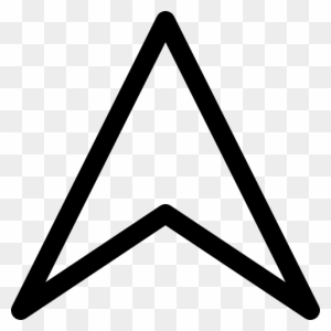 Head North Arrow Arrows Plain Arrowhead Empty Public - Arrowhead Png ...