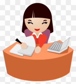 Office Cartoon Clipart - Clerk Clipart - Free Transparent PNG Clipart ...