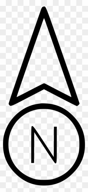 North Arrow Orienteering Clip Art - North Arrow No Background - Free ...