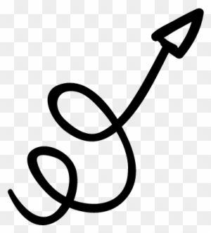 Arrow With Scribble Vector - Scribble Arrow - Free Transparent PNG ...