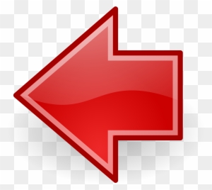 Red Go Previous - Red Left Arrow Png - Free Transparent PNG Clipart ...