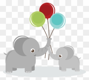 Elephant Balloon Scalable Vector Graphics Clip Art - Elephant With ...