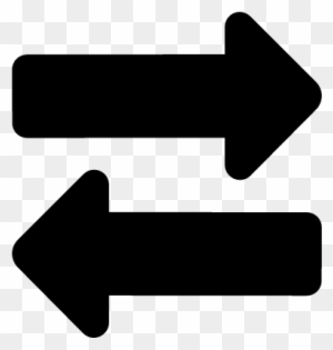 Double Arrow Free Icon - Two Sided Curved Arrow - Free Transparent PNG ...