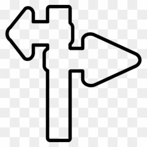 Directional Arrows Couple Of Outlines Vector - Photography - Free ...