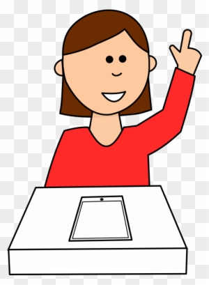 Raising Hand To Ask Or Answer A Question - Portable Network Graphics ...