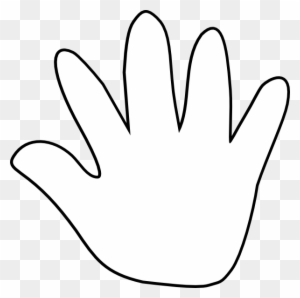 Finger Cut Clipart Black And White