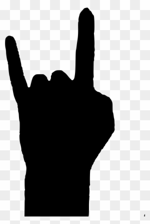 Rock Fingers Comments - Rock On Hand Svg - Free Transparent PNG Clipart ...