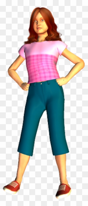 Katie Hands On Hips Poser Png Clipart By Clipartcotttage - Hip Clipart ...