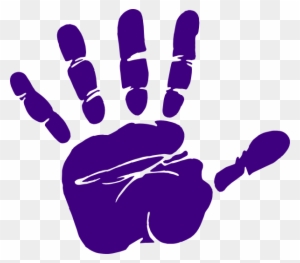 Hand Clipart Purple - Eating Disorder Awareness Ribbon - Free ...