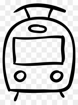 Train - Simple Train Outline - Free Transparent PNG Clipart Images Download
