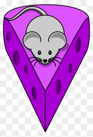 Cute Cartoon Square Grey Mouse And Cheese Stock Vector - Mouse Clip Art ...