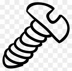 Screw Hand Drawn Tool Comments - Hand Drawn Screw - Free Transparent ...