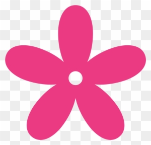 Retro Flower 8 Color Colour Coral 2 Peace Xochi - Red Flower Clip Art ...