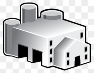 Factory Clip Art Free Vector 4vector Clipartbarn - Factory With Smoke ...