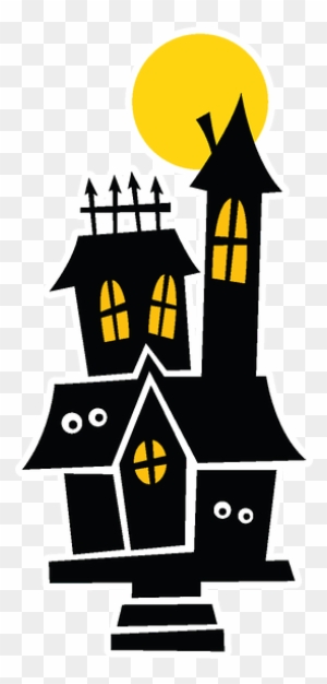 Haunted House Clip Art - Halloween Haunted House Template - Free ...