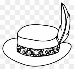 Hat Outline - Free Transparent PNG Clipart Images Download