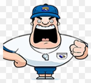 Coach Clipart Png - Angry Coach Cartoon - Free Transparent PNG Clipart ...