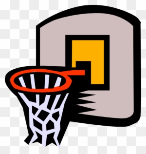 Vector Illustration Of Sport Of Basketball Game Net - Cartoon ...