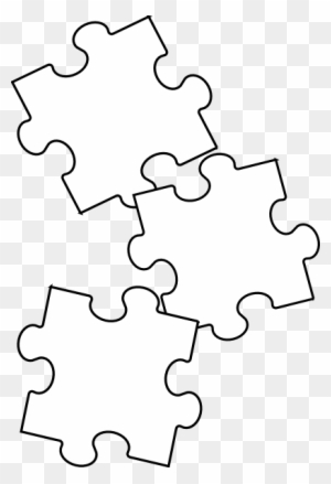 Jigsaw Clipart Black And White - Puzzle Pieces Clip Art - Free ...