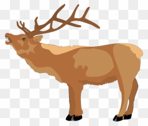 Open, Cartoon, Color, Mouth, Loud, Animal, Teeth - Reindeer Clip Art ...