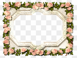 Antique Rose Frame By Scrapbee - Antique Frame Png - Free Transparent ...