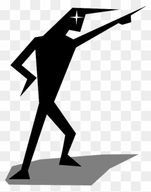 Clipart - Person Pointing Clipart Transparent - Full Size PNG Clipart ...