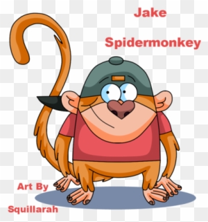 Jake Spidermonkey Regular Show Style By Skunkynoid - Five Little ...
