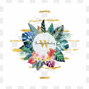 Digital Flower Label - Floral Label Png - Free Transparent PNG Clipart ...
